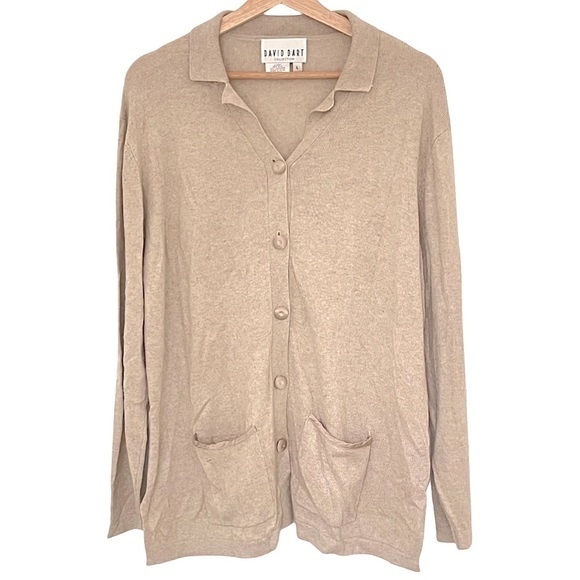 David Dart | Sweaters | David Dart Vintage Tan Sill And Cashmere ...